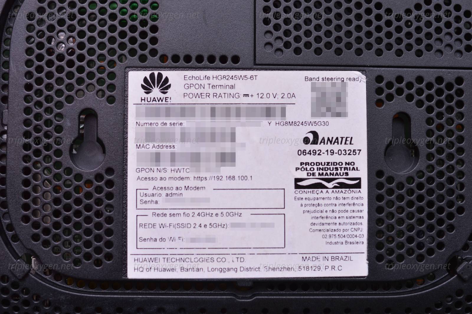 Huawei EchoLife HG8245W5-6T [O3 Labs]